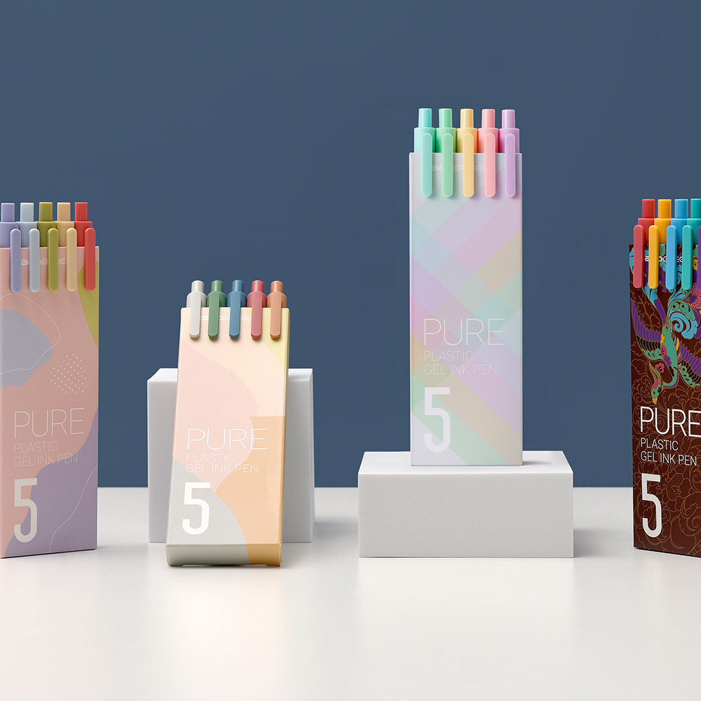 Kaco Gel Pens 30 Assorted Color Ink 0.5mm Fine Point, Cute Stationery ...